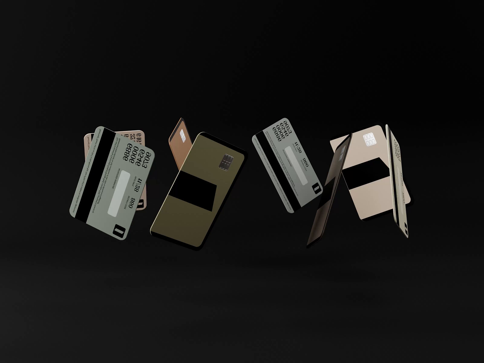 Alinma Bank — Card Renders. 3D & Animation by Ivan Ermakov on Dribbble