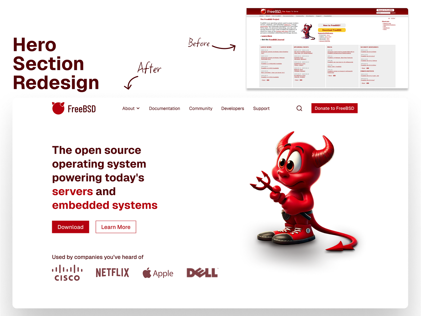 Tried Giving FreeBSD a Modern Makeover by Pruthivi Thejan on Dribbble