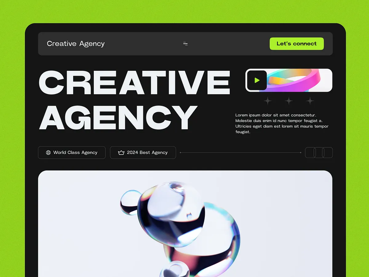 Agency Website UI Design designs, themes, templates and downloadable ...