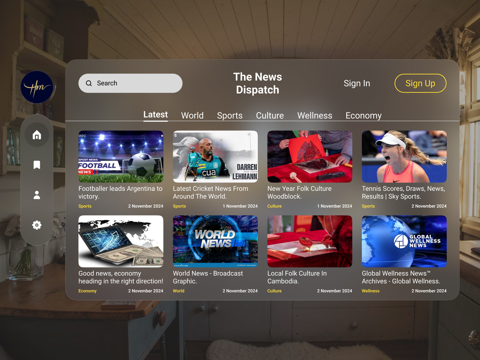 News Website UI designs, themes, templates and downloadable graphic ...