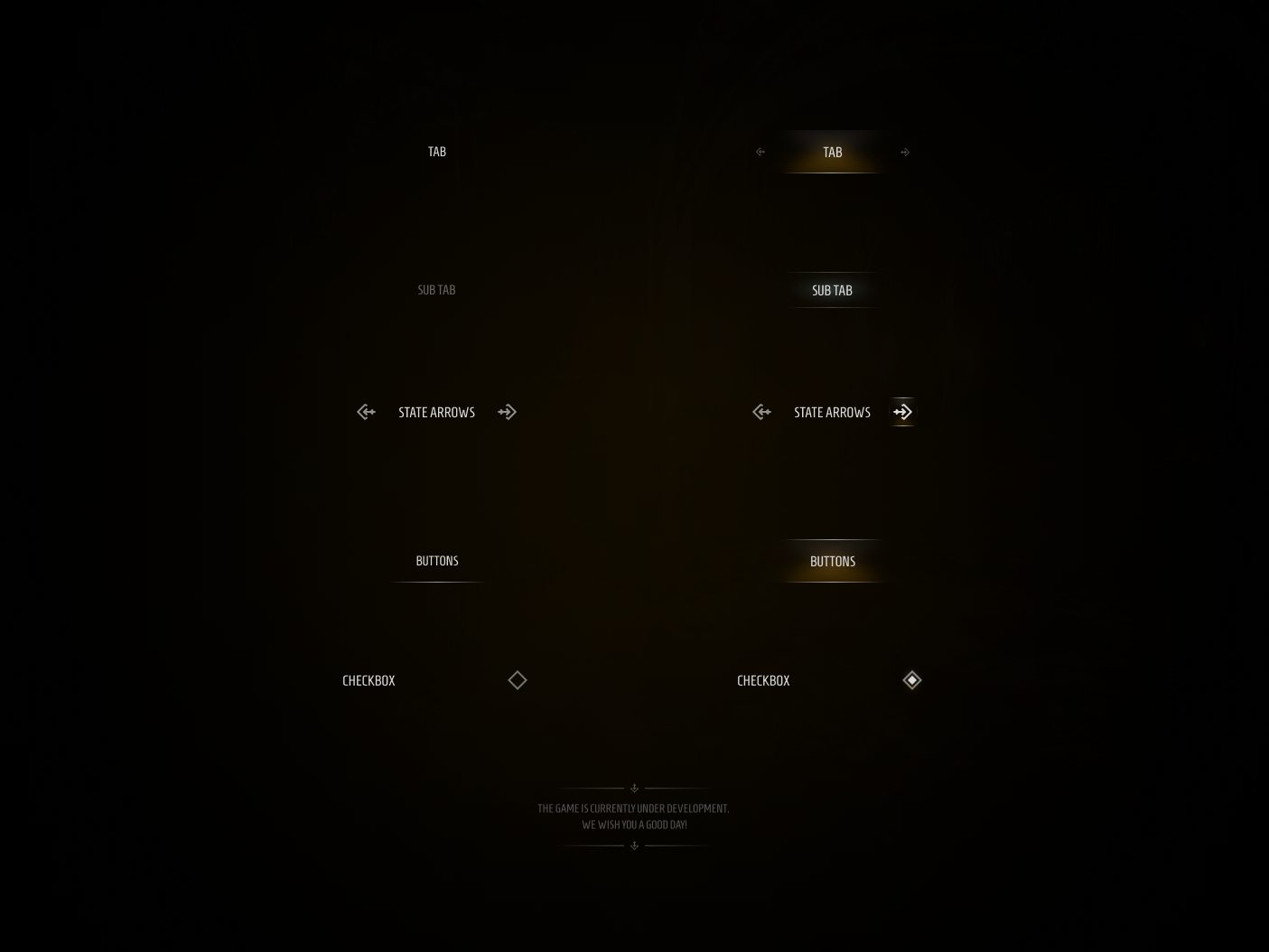Roguelike Menu UI (WIP) by Andrey Elmanov on Dribbble