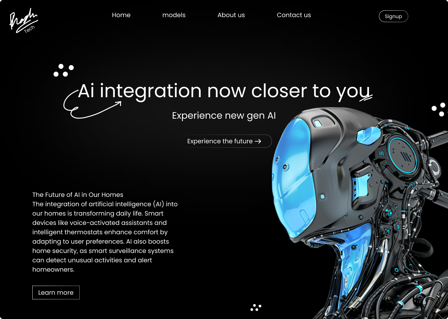 Ai integration website by UIXtasy on Dribbble