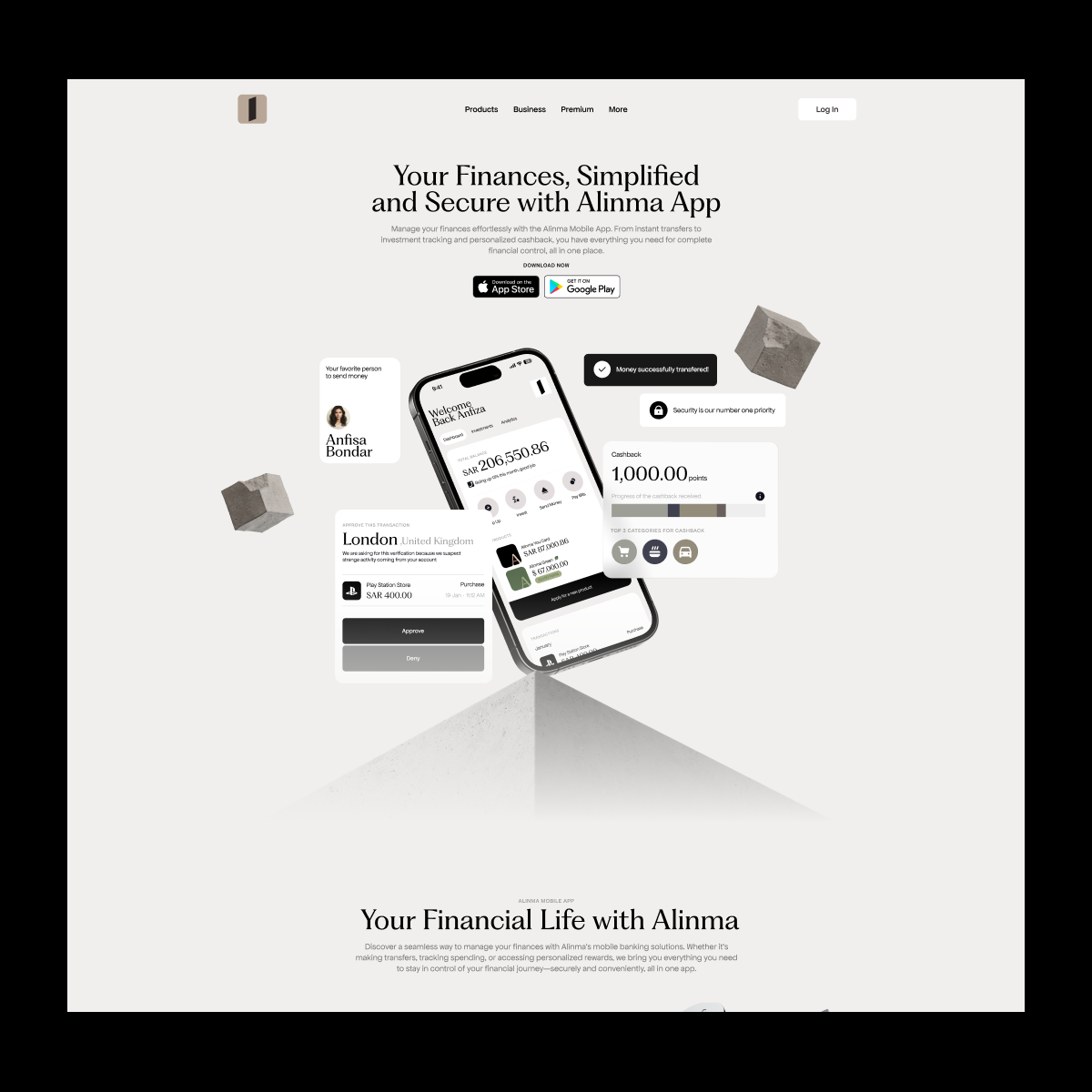 Alinma Bank — Web Design & UX/UI. Alinma App Page. by Ivan Ermakov on ...
