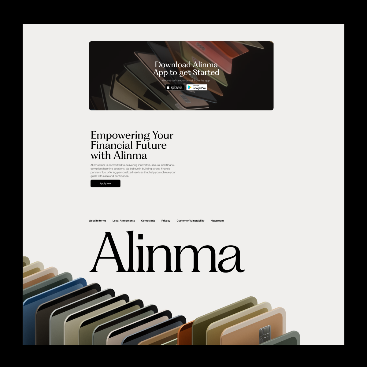 Alinma Bank — Web Design & UX/UI. Alinma App Page. by Ivan Ermakov on ...