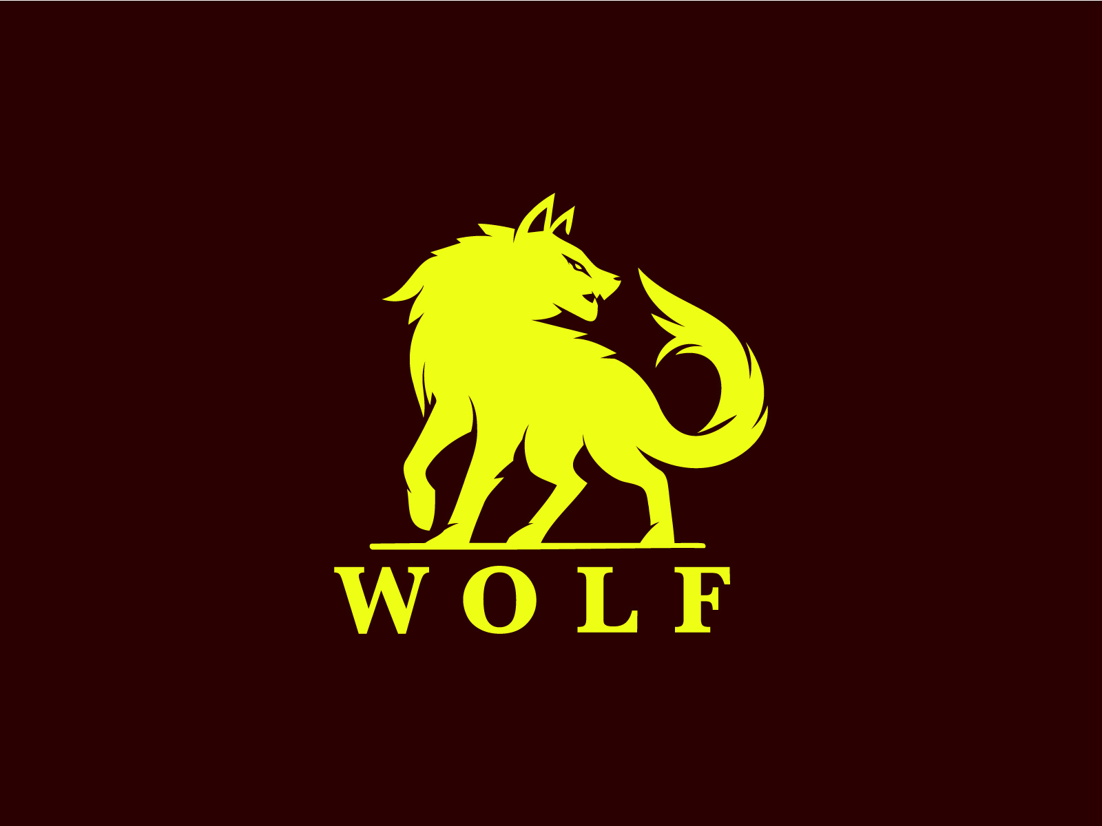 Wolf Logo by Usman on Dribbble