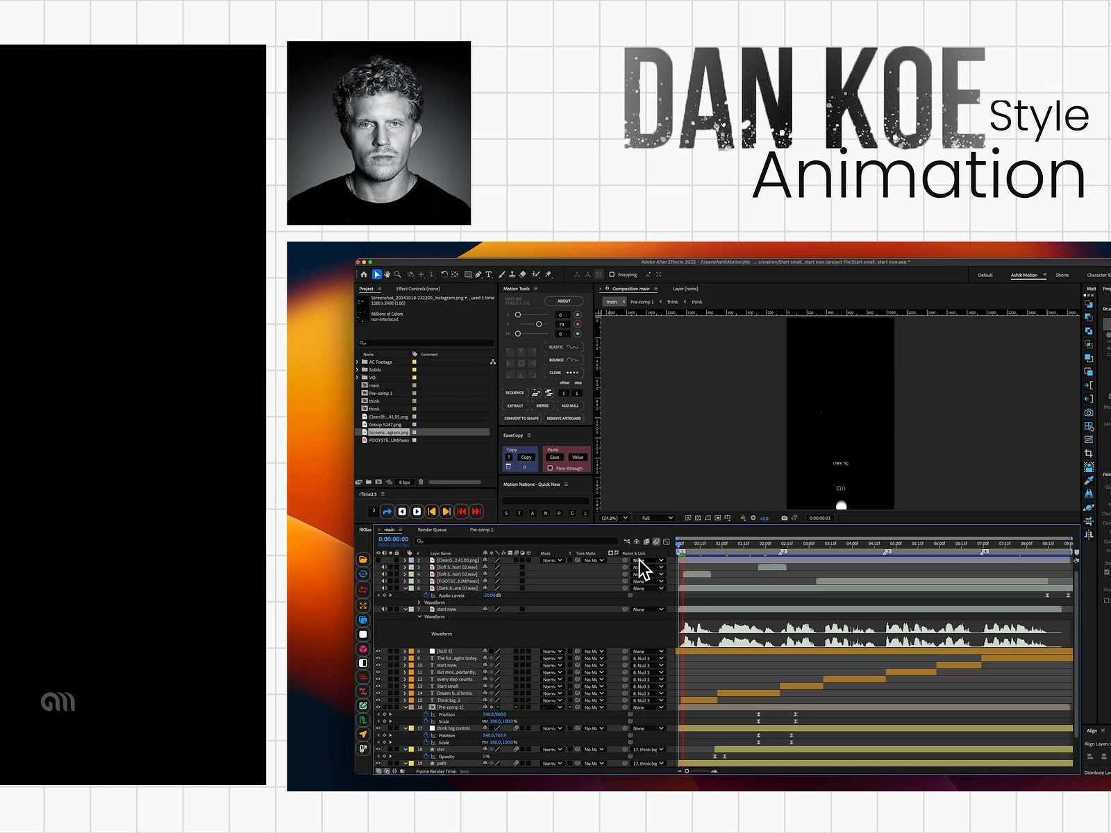Dan Koe Style Animation by Ashik Motion on Dribbble