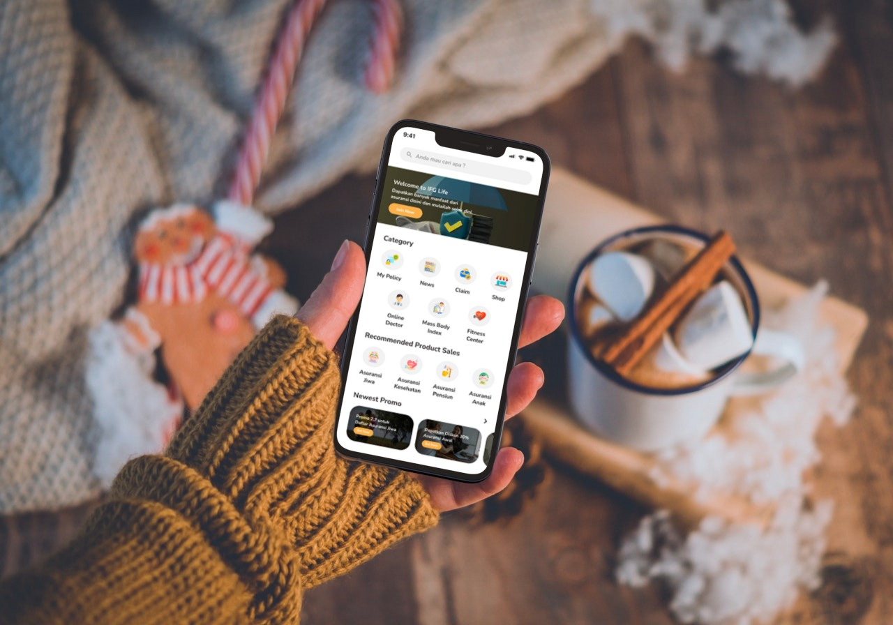 Revamp Homepage of IFG Life App by Siti Kusuma Wuryanti on Dribbble