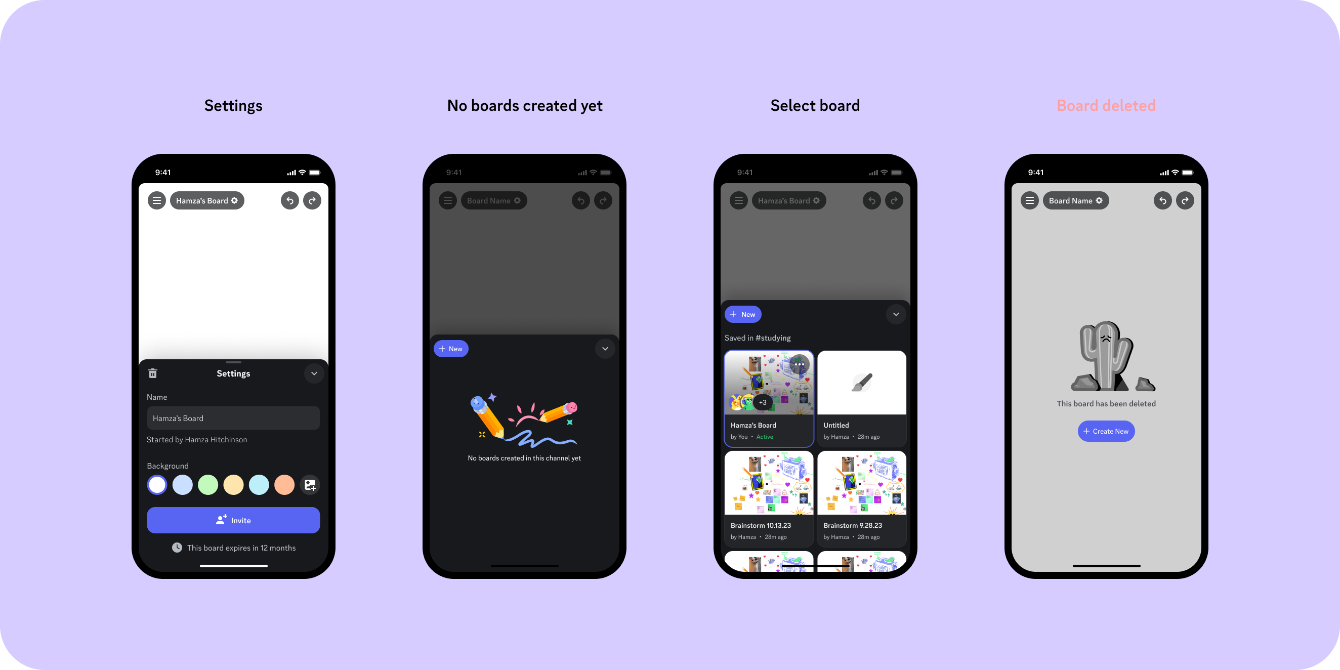 Discord Whiteboard by John Avent on Dribbble