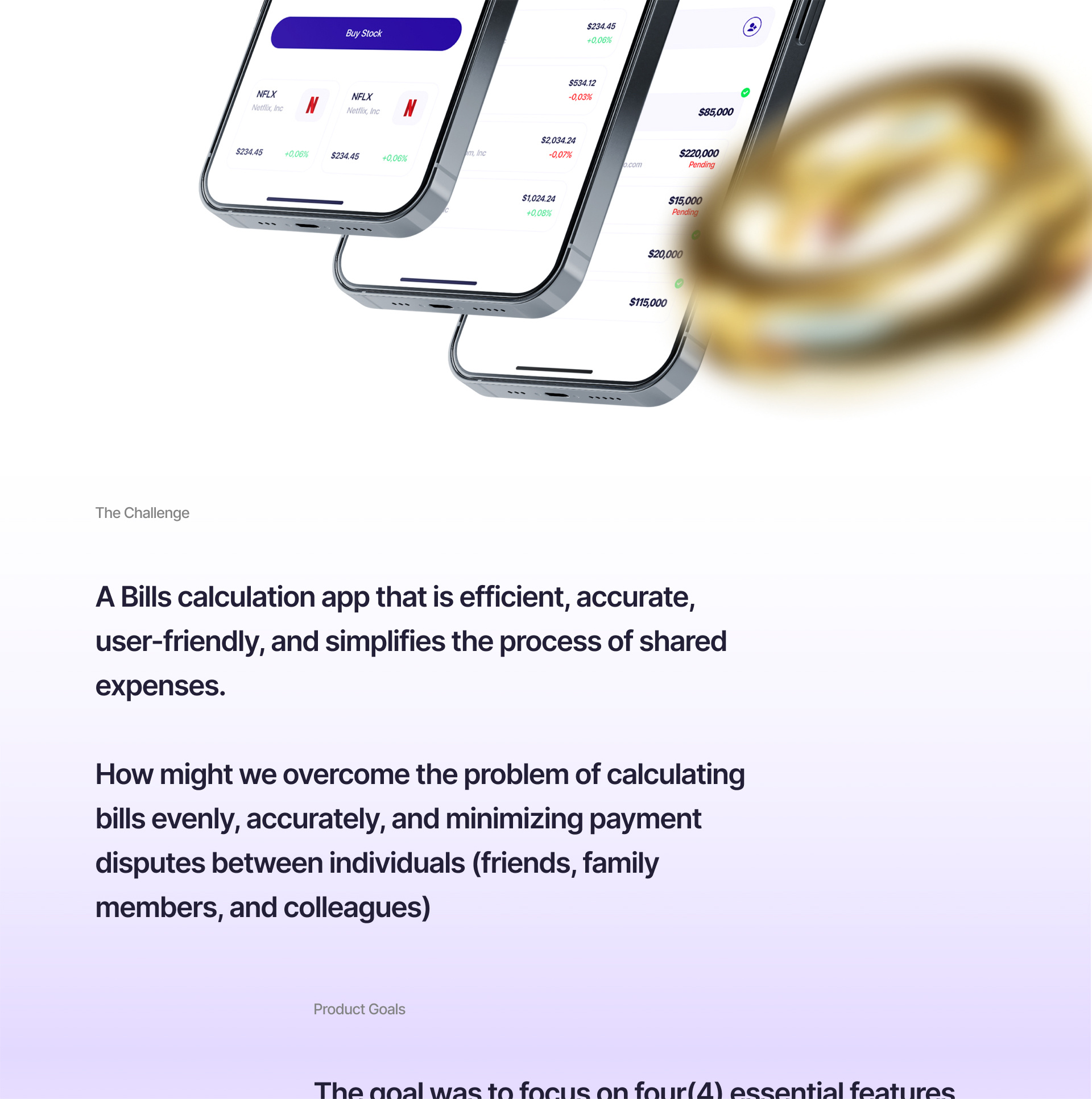 Simplified process for shared expenses - Case Study by Sam Achilles on ...