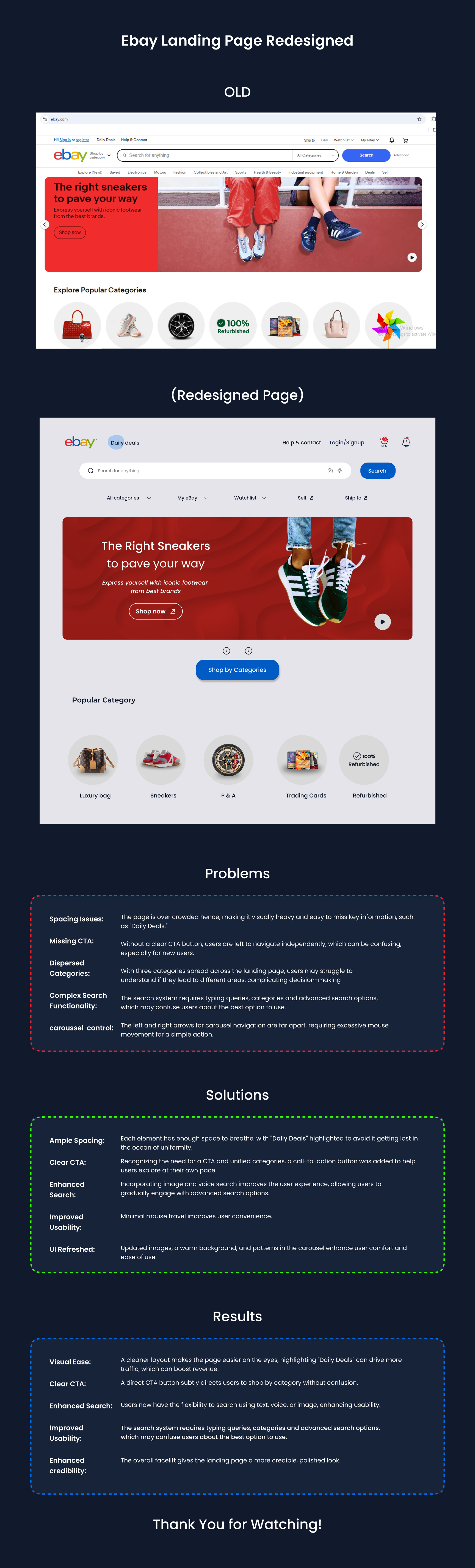 Ebay Landing page Redesigned (Responsive) by Joseph on Dribbble
