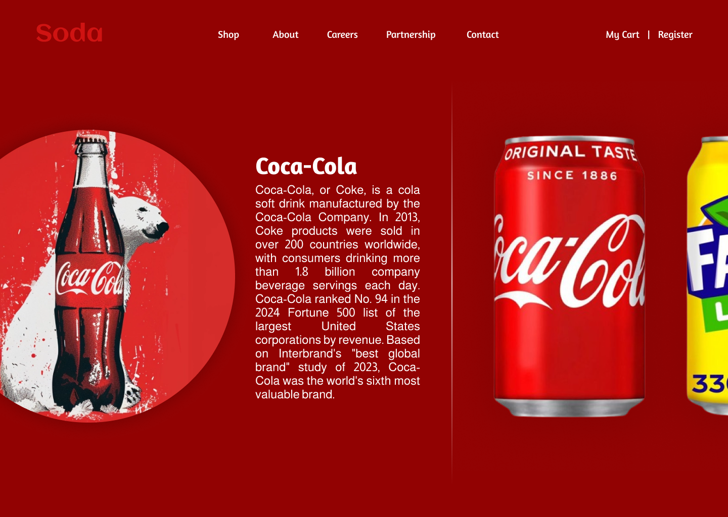 Browse thousands of Coca Cola UI images for design inspiration | Dribbble