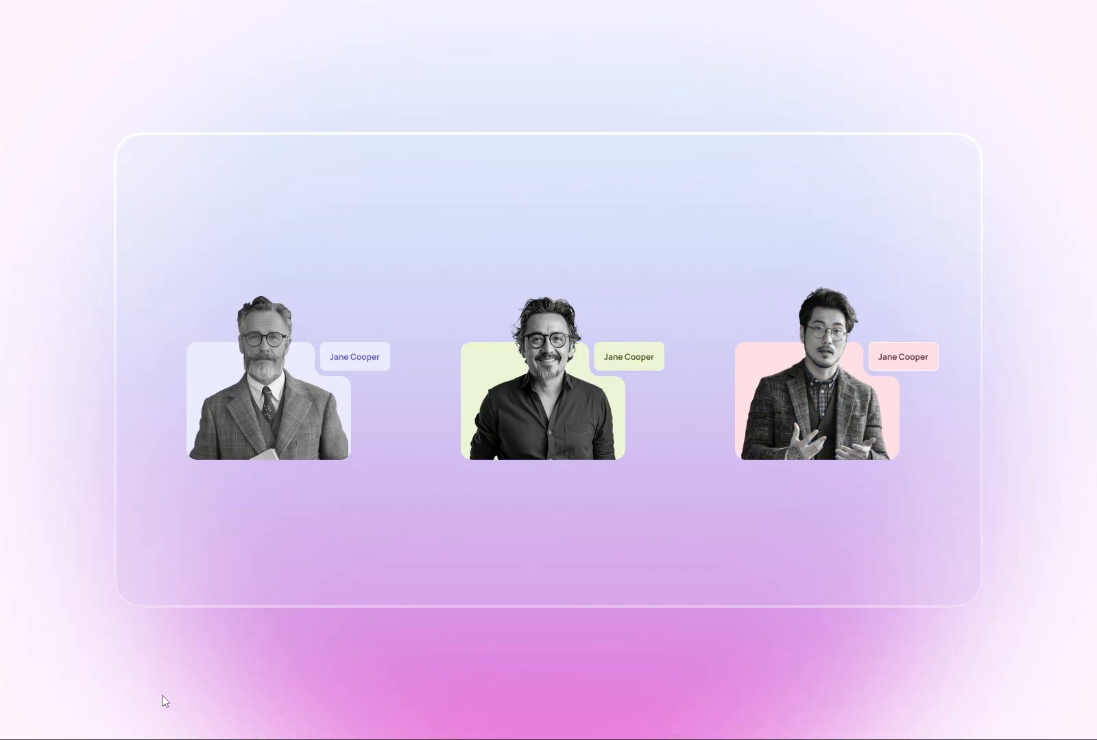 Our Team - UI Kit for Landing Page by Sync Chron Tech on Dribbble