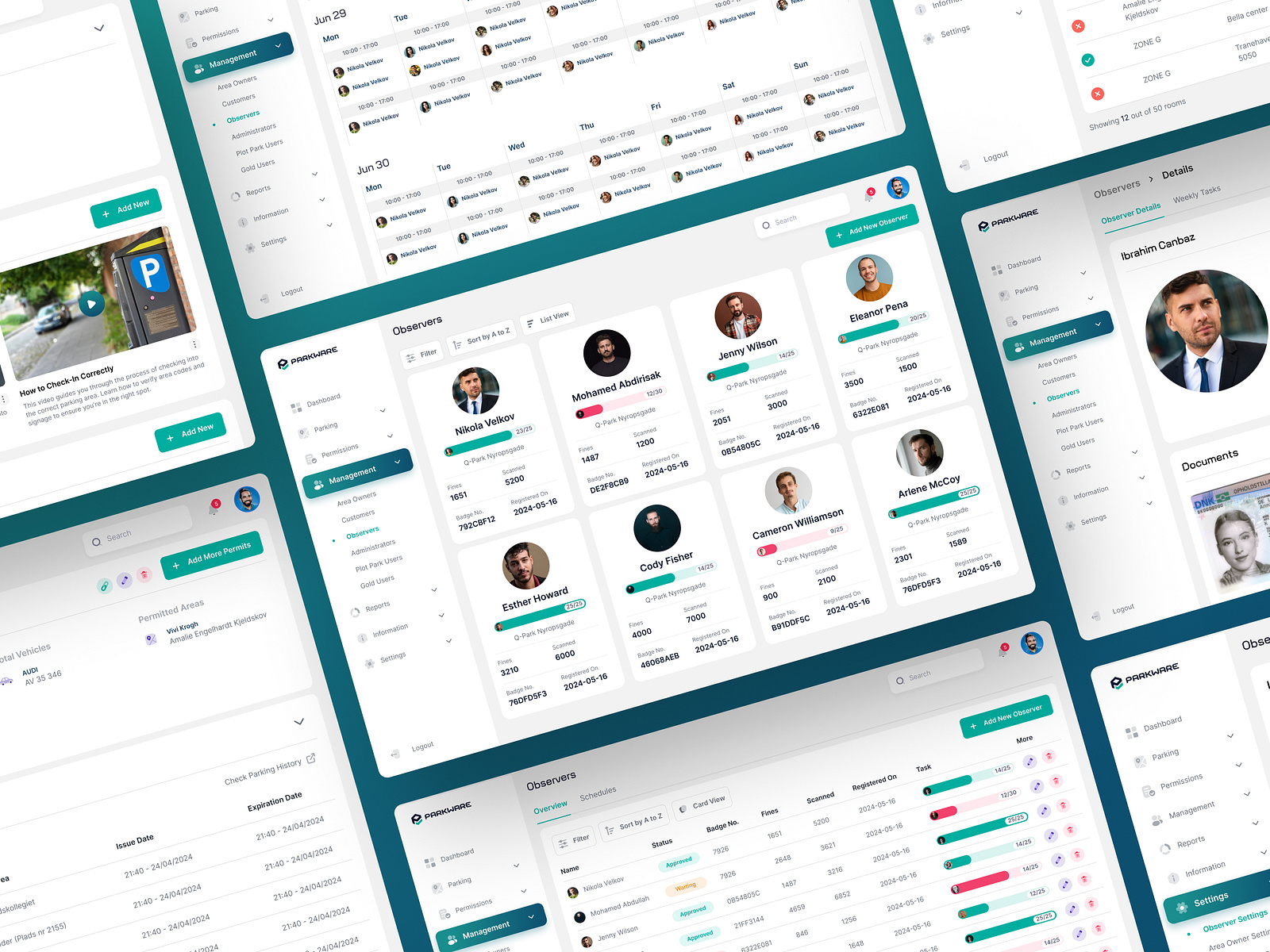 Parking & Fine Management Platform by Saqlain Ali on Dribbble