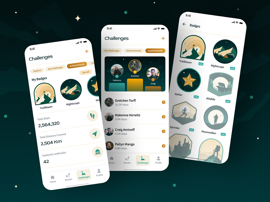 Challenge and Reward App Design by Saqlain Ali on Dribbble