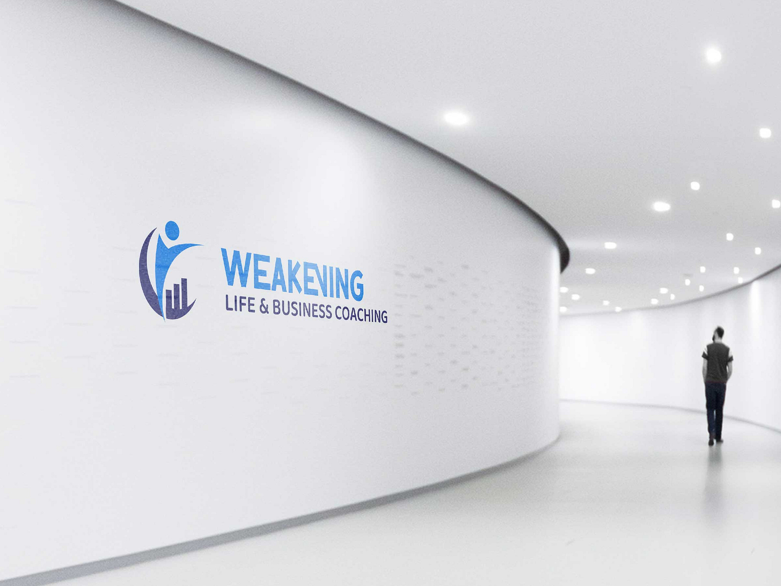 Weakening logo - Life and Business coaching by Shafiq Sanchy on Dribbble