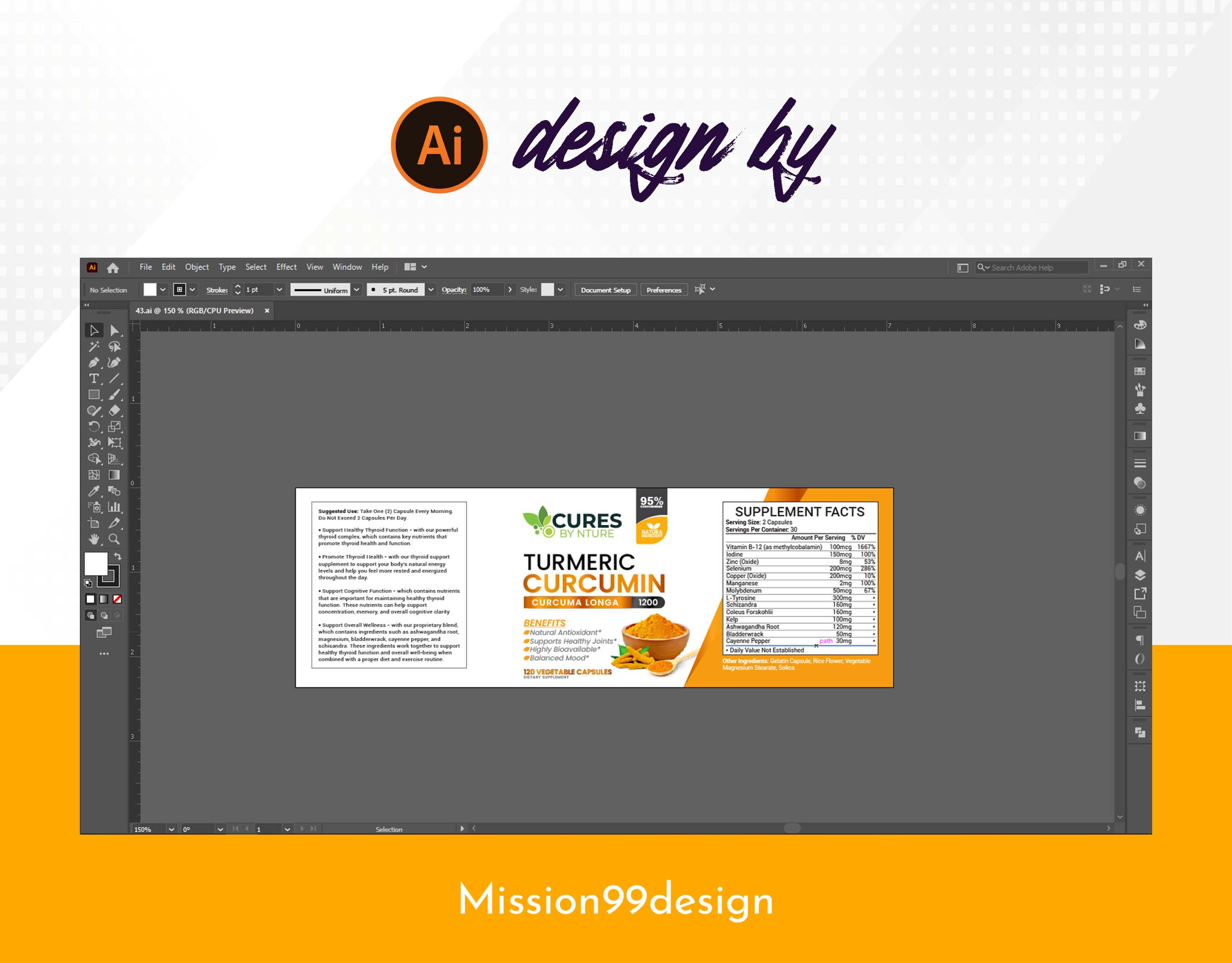 roduct label design and supplement label design by Manzu Expert on Dribbble