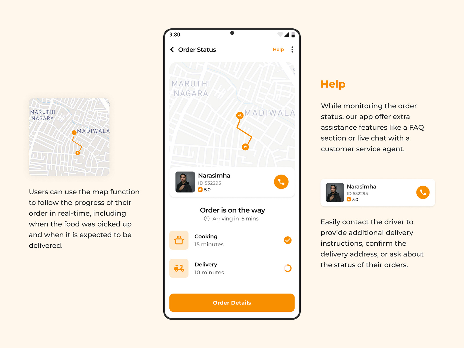 Design #9 – Order Status UI by RaDe Creatives on Dribbble