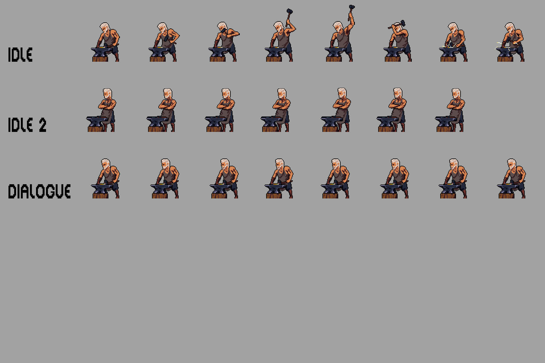 Village NPC Pixel Art Character Sprite Pack by 2D Game Assets on Dribbble