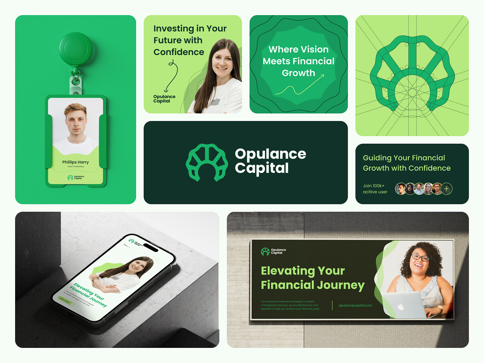 Opulance Capital | Finance Logo, Brand Identity & Branding by Abedin ...