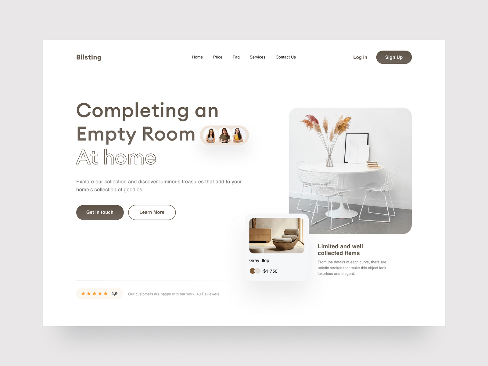 Blisting - Furniture Hero Exploration by Supitar on Dribbble