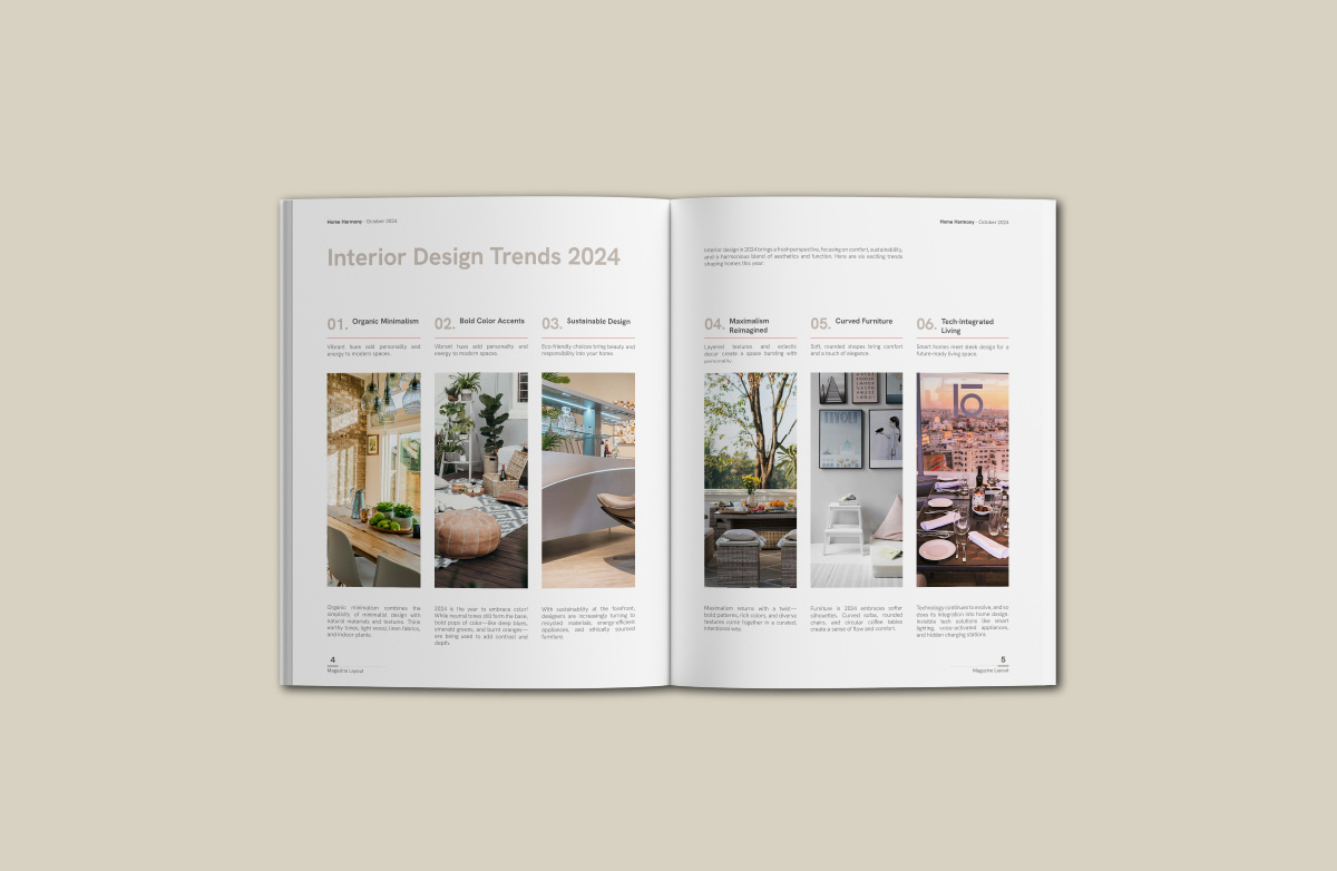 Modern Home Magazine - Magazine Template - Clean Magazine Design by ...