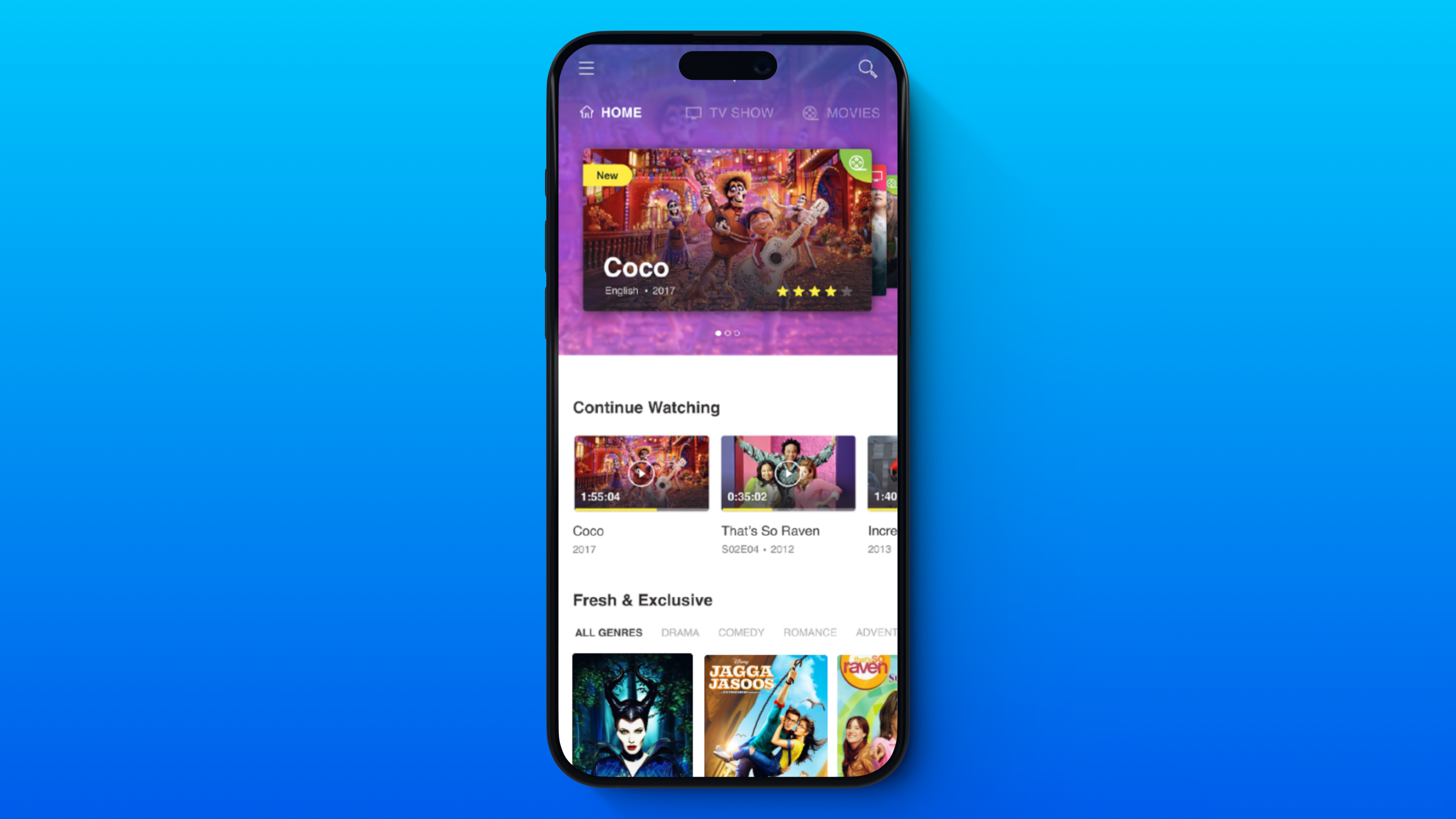 Disney Mobile App // Design Concept // 2018 by Tanuj Bisht on Dribbble