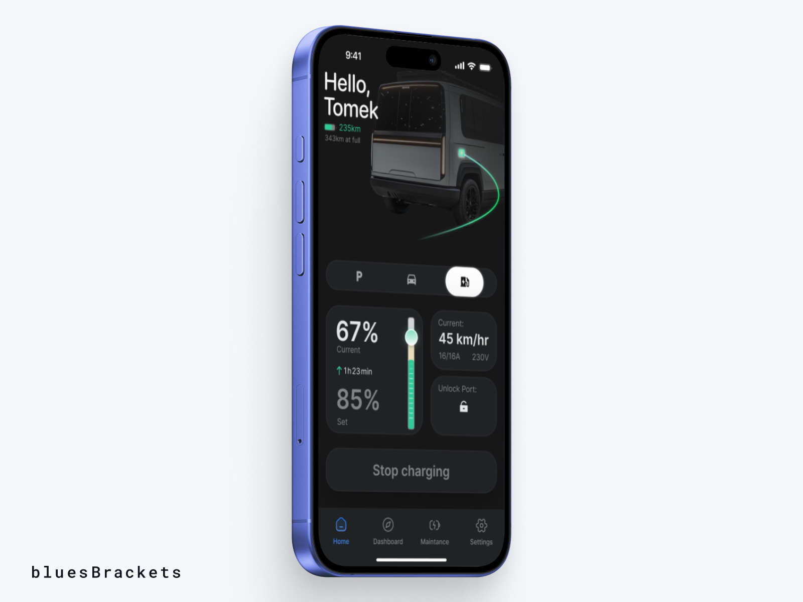 Centralized Camper IoT Monitoring App 🚐📲 by bluesBrackets on Dribbble