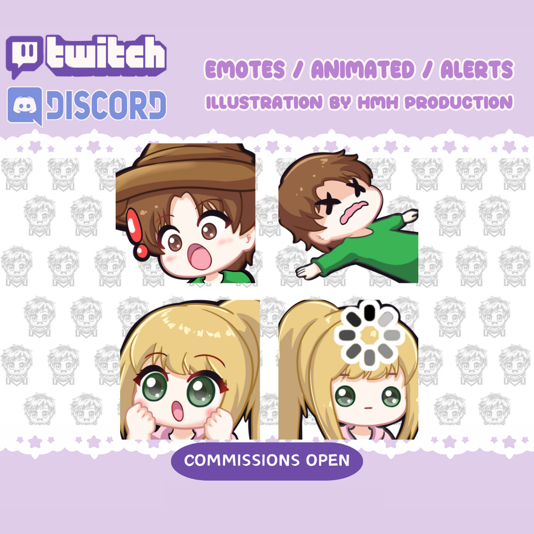 vtuber cute emotes by Hmh_production on Dribbble