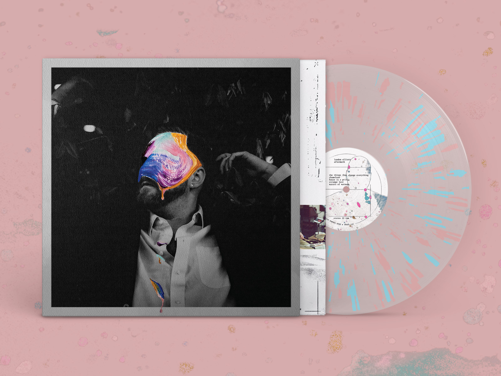 Landon Elliott: aftermath vinyl packaging by Brent McCormick on Dribbble