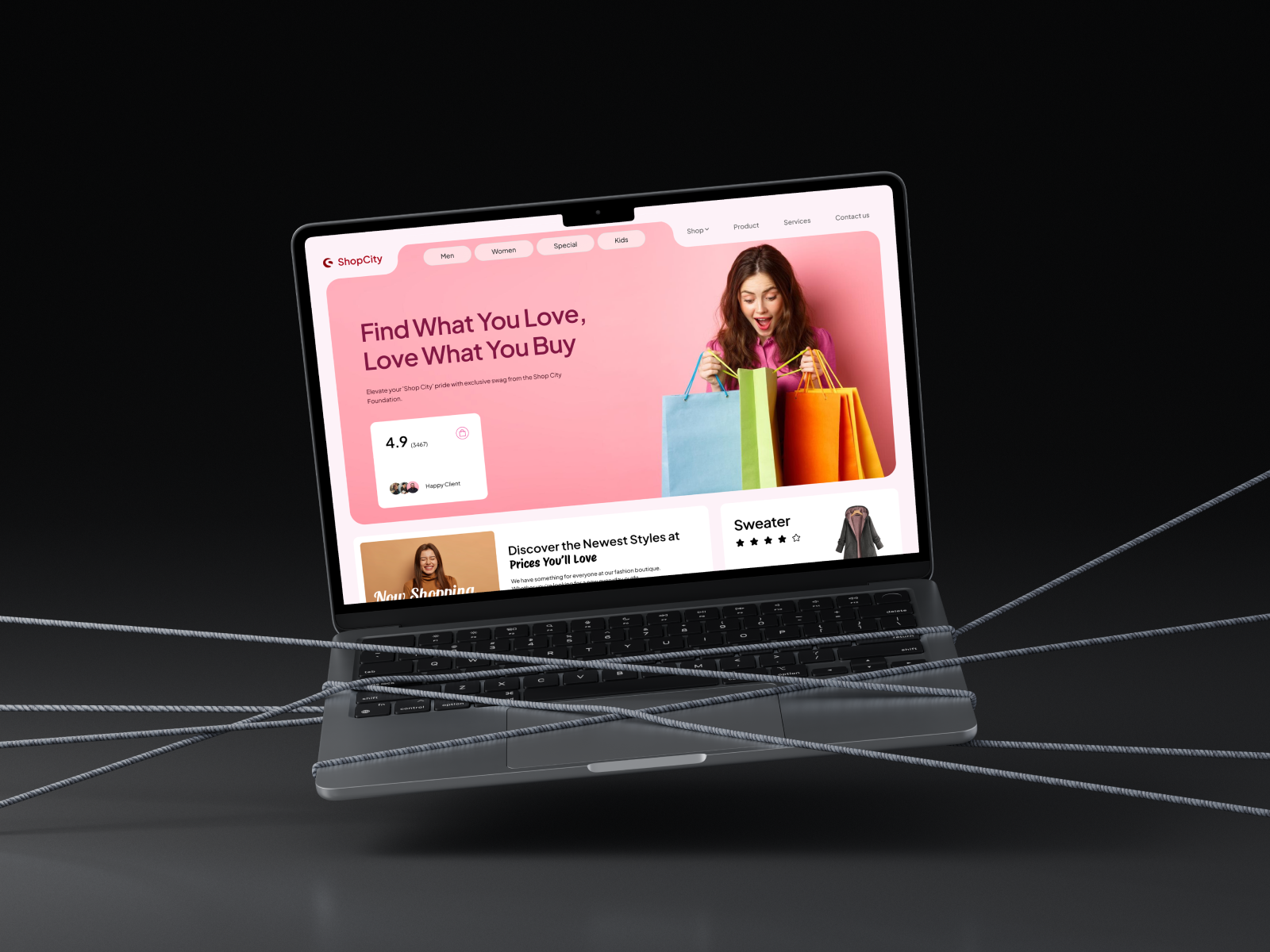 ShopCity- Ecommerce Website Hero by Mehbubur Rahman on Dribbble