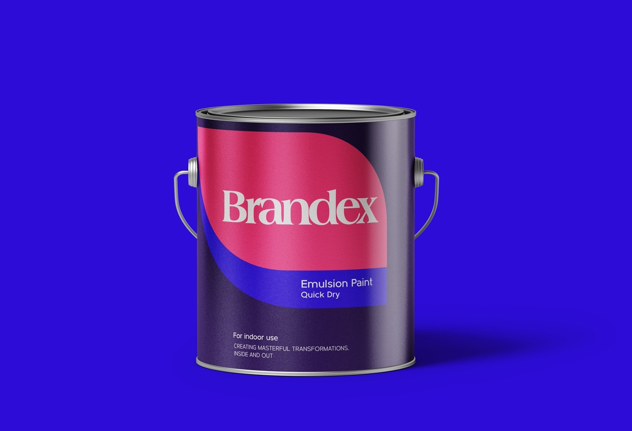 Vibrant Emulsion Paint Can Packaging Design by Monther Alomari on Dribbble