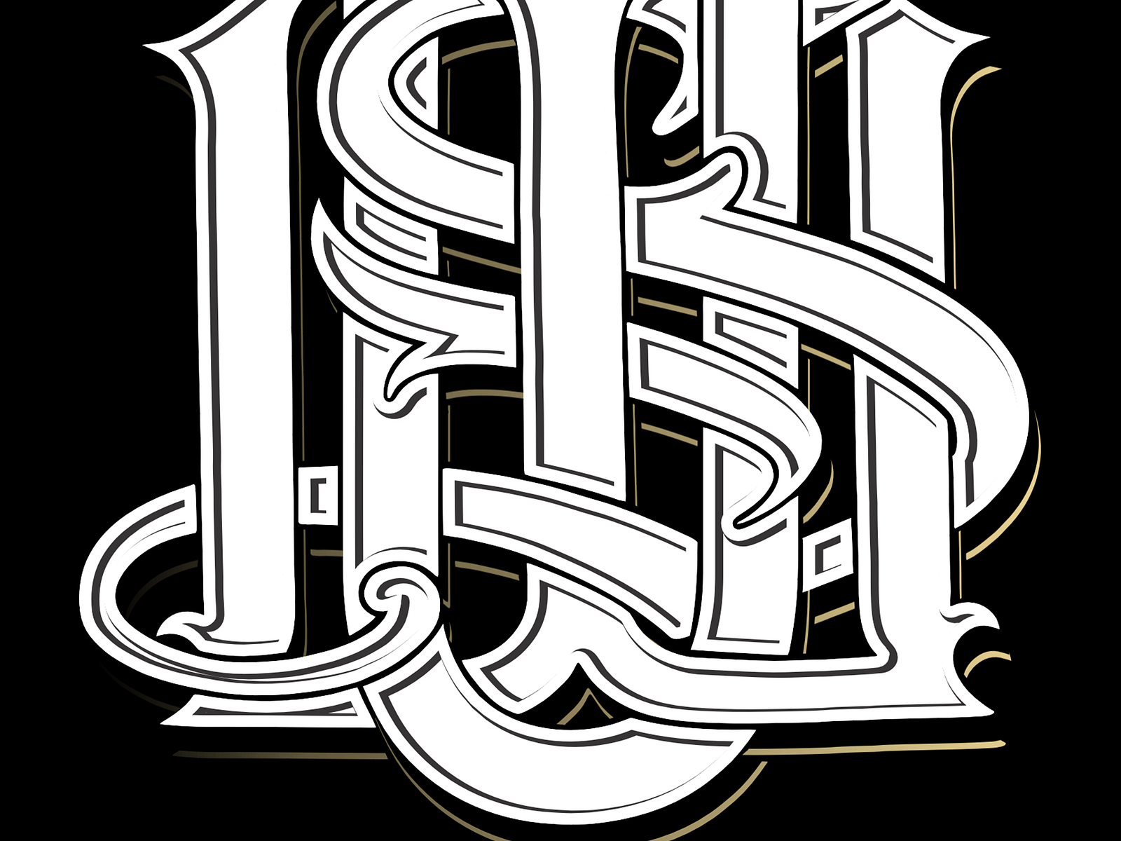 UWS SIMPLE MONOGRAM - CUSTOM LOGO by Brix Ink Tattoo | Brix Custom ...