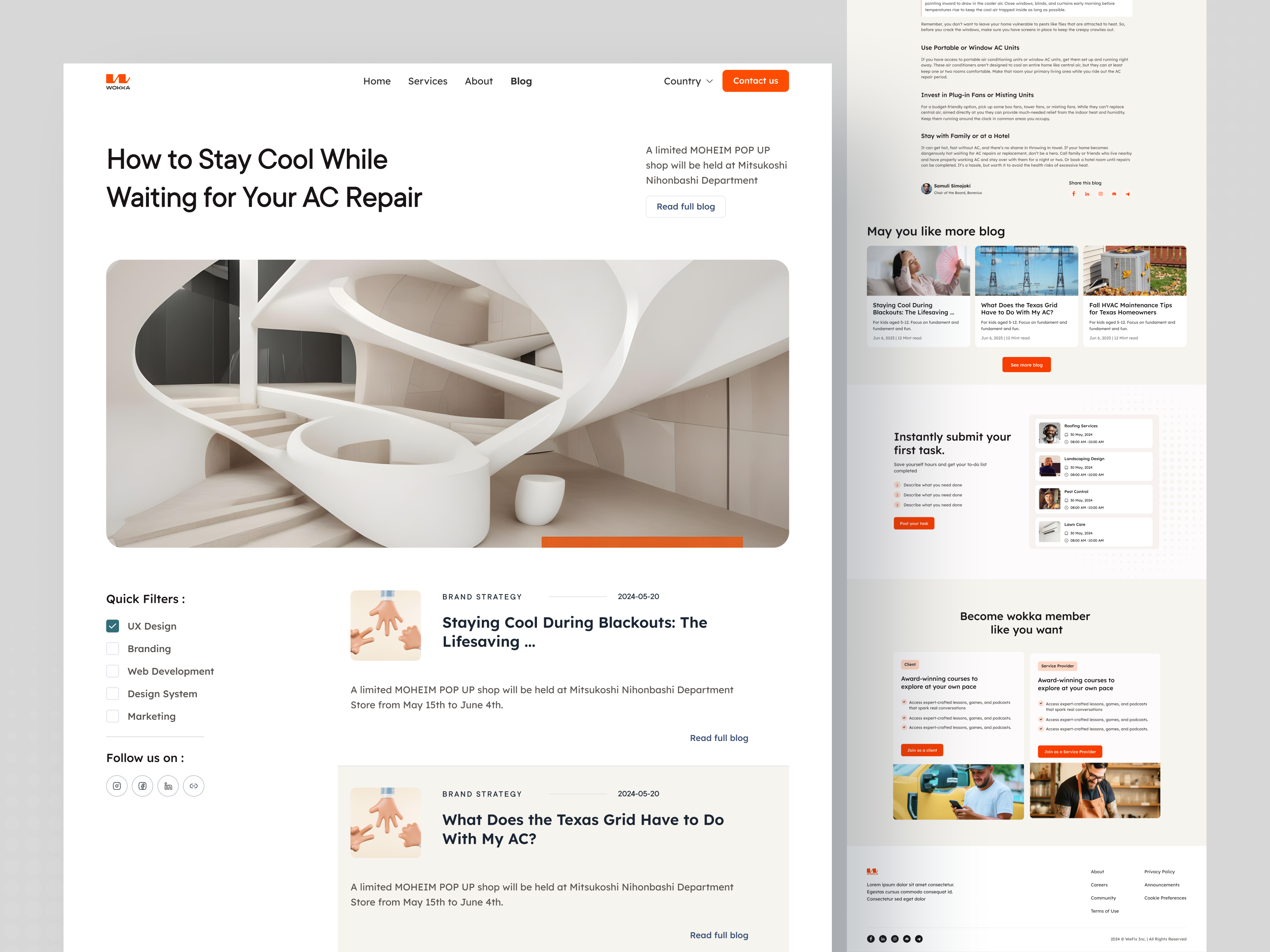 Browse thousands of Blog images for design inspiration | Dribbble