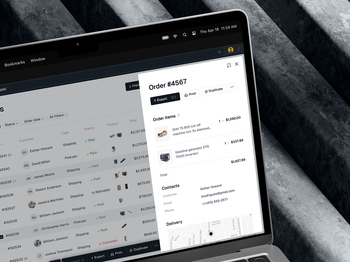 E-Commerce Admin Dashboard Design Concept by Shakuro UI/UX for Shakuro ...