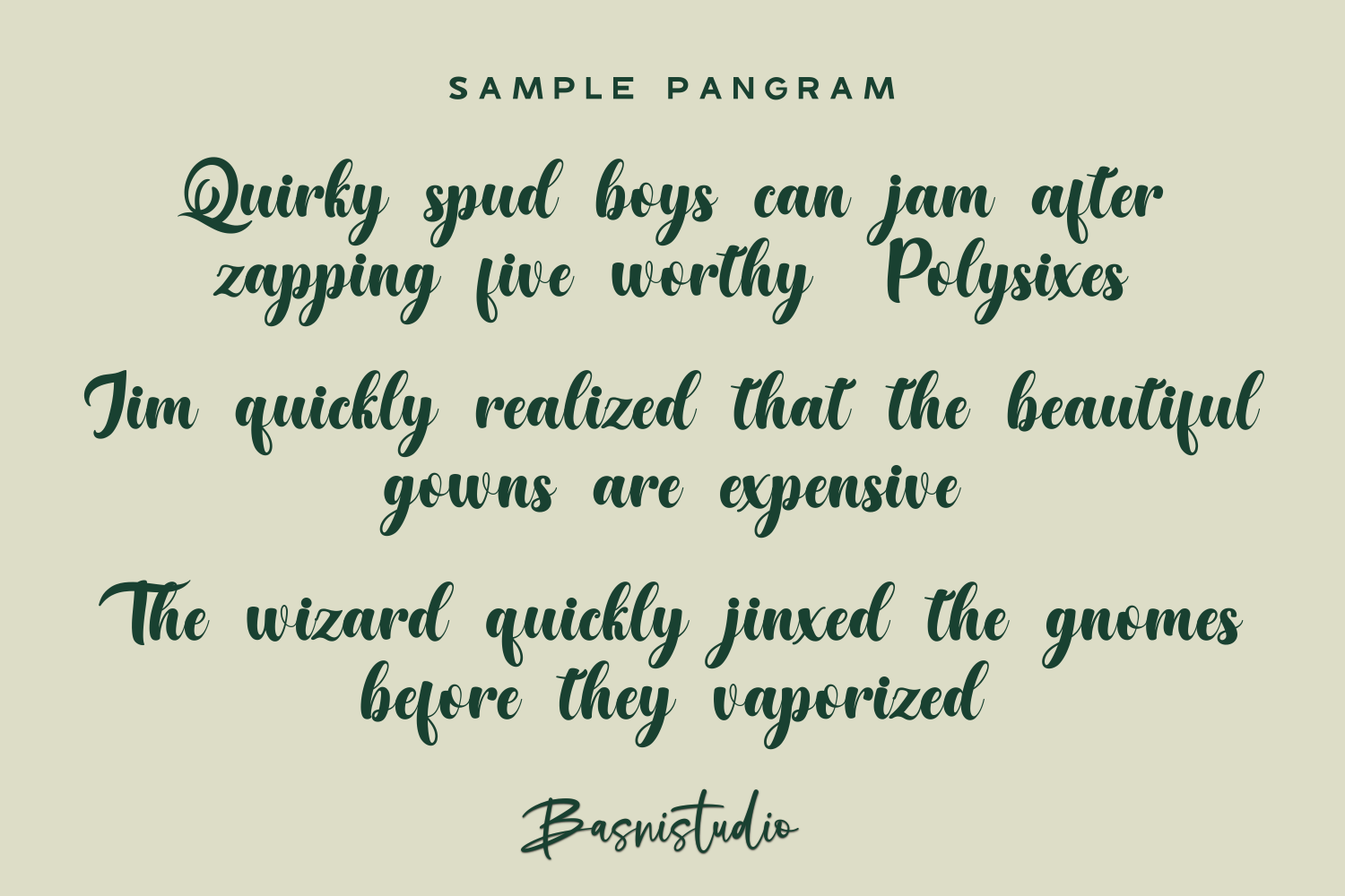 Maichigan Bold Script Font by Bery Arisandi | BASNI.std on Dribbble
