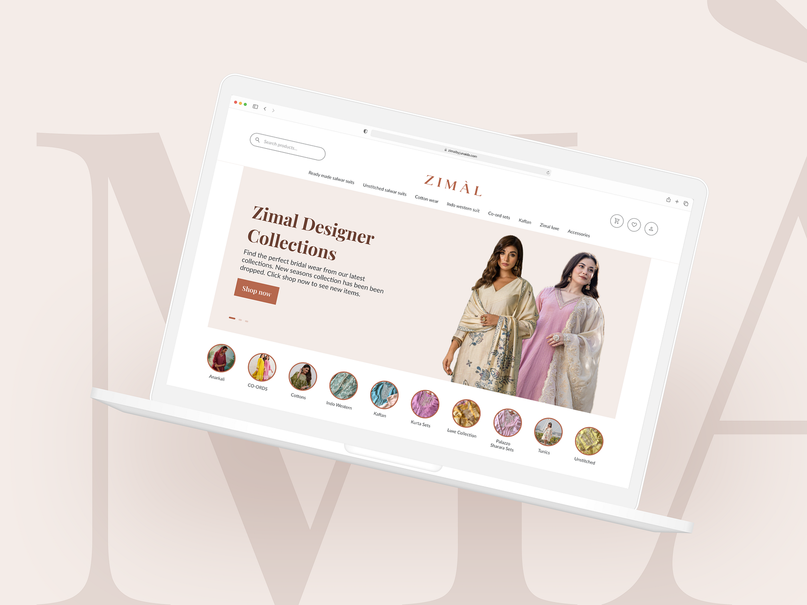 Minimal & Elegant: Zimal by Junaida’s E-Commerce Design by Arjun C on ...