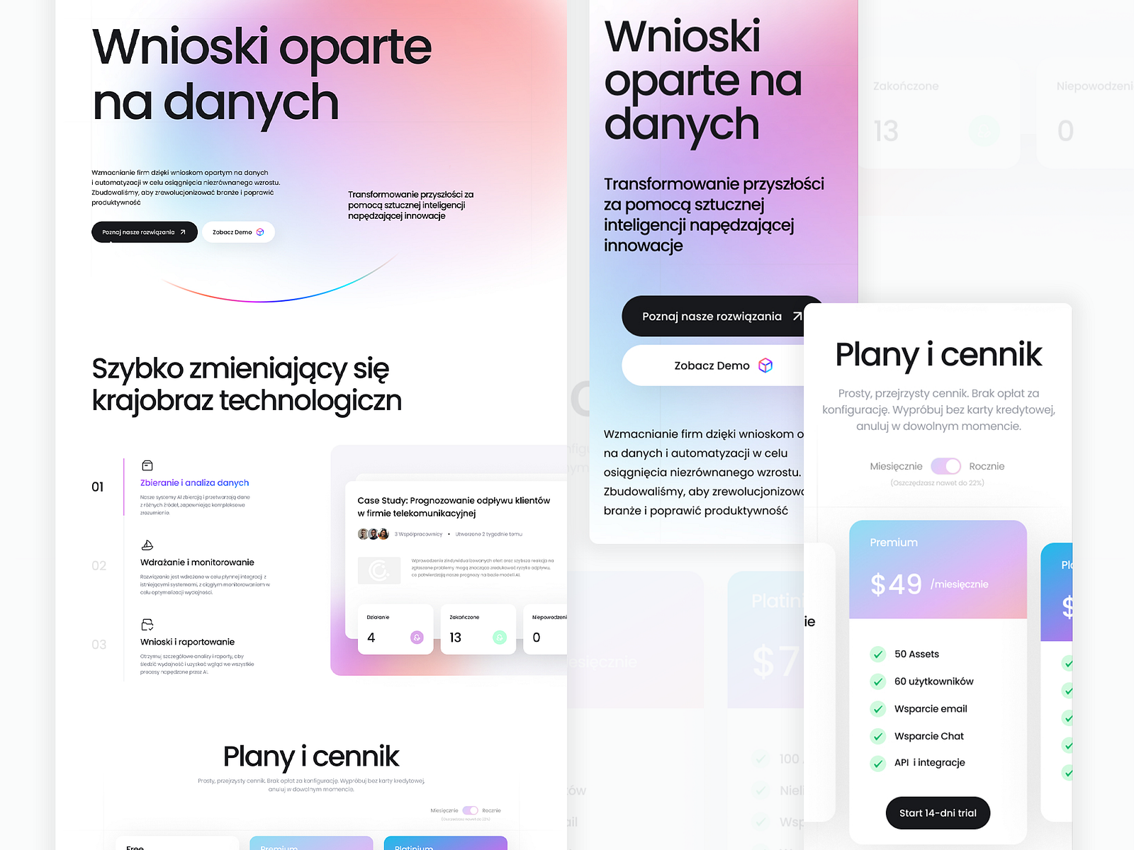 Prototype Website for a Data Analysis Software Company Utilizing by ...