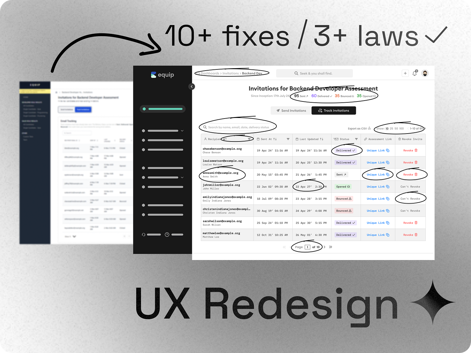 Elegant Table UX Redesign - Enhanced Data Interpretation by Shreyas J S ...
