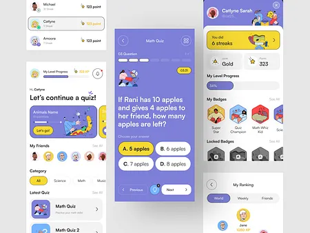 Browse thousands of Quiz images for design inspiration | Dribbble