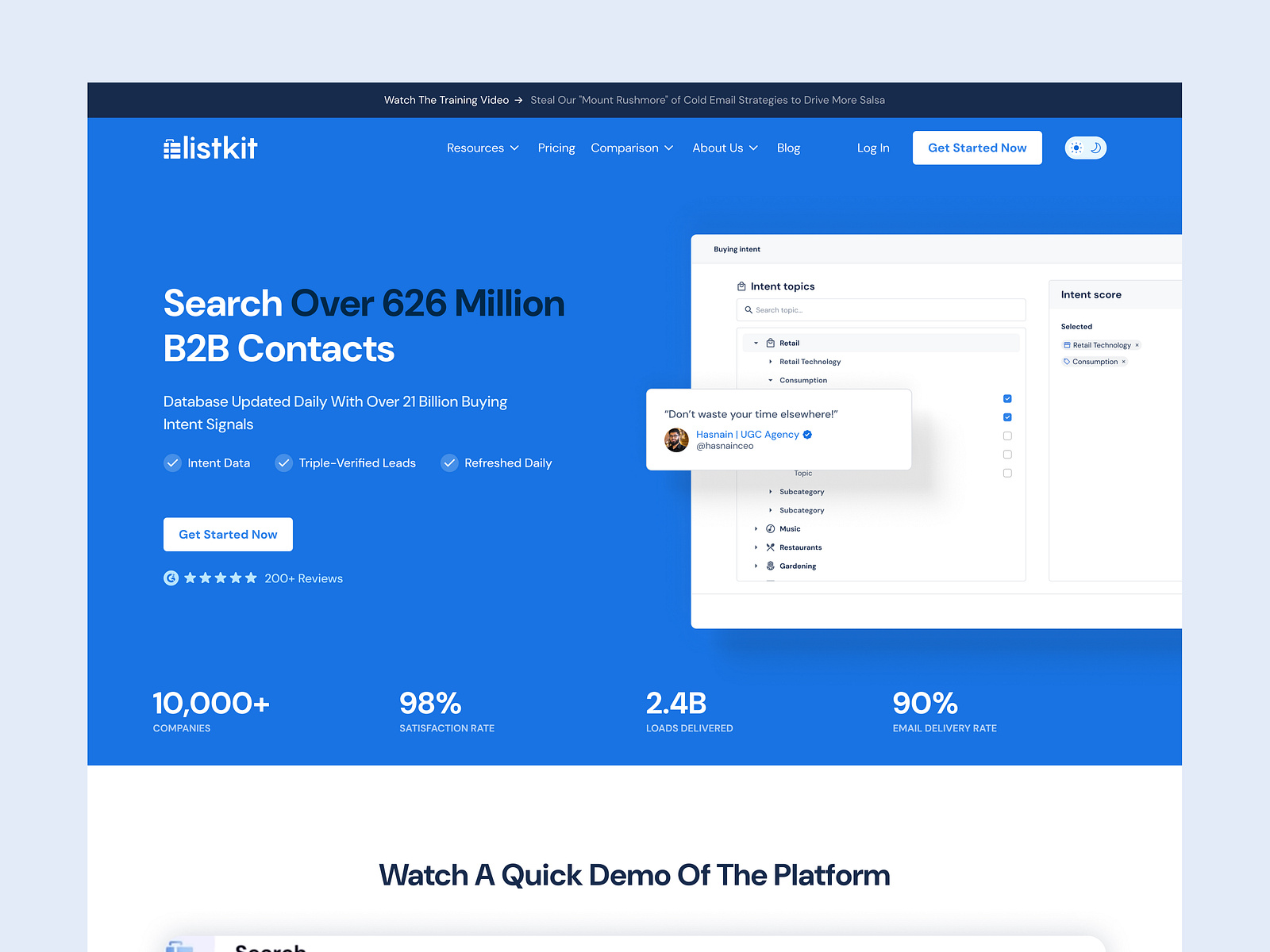 High converting B2B SaaS landing page by Peter Loving for UserActive on ...