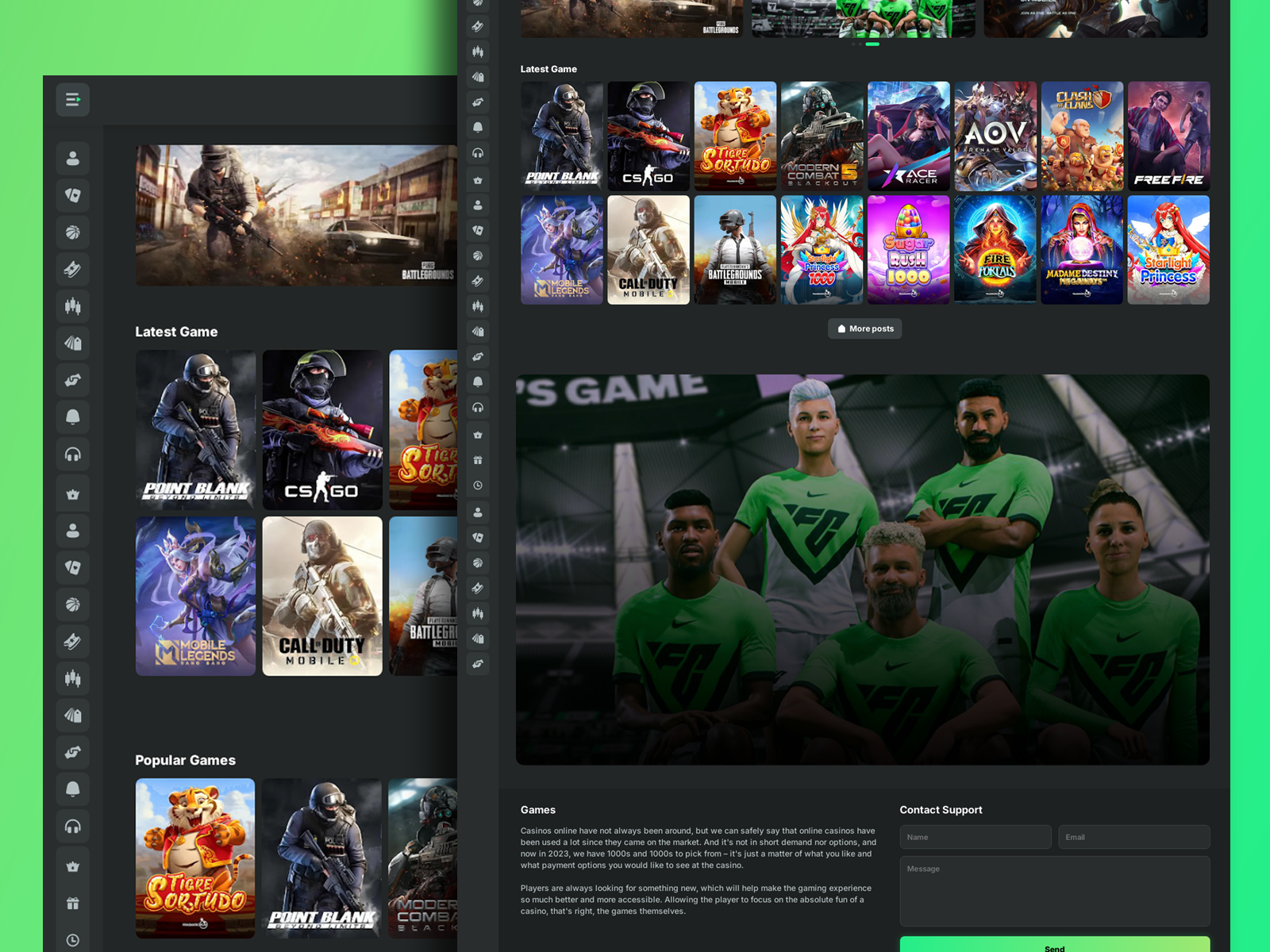 CK Game Blogger Template Top Up Game by Temabanua on Dribbble
