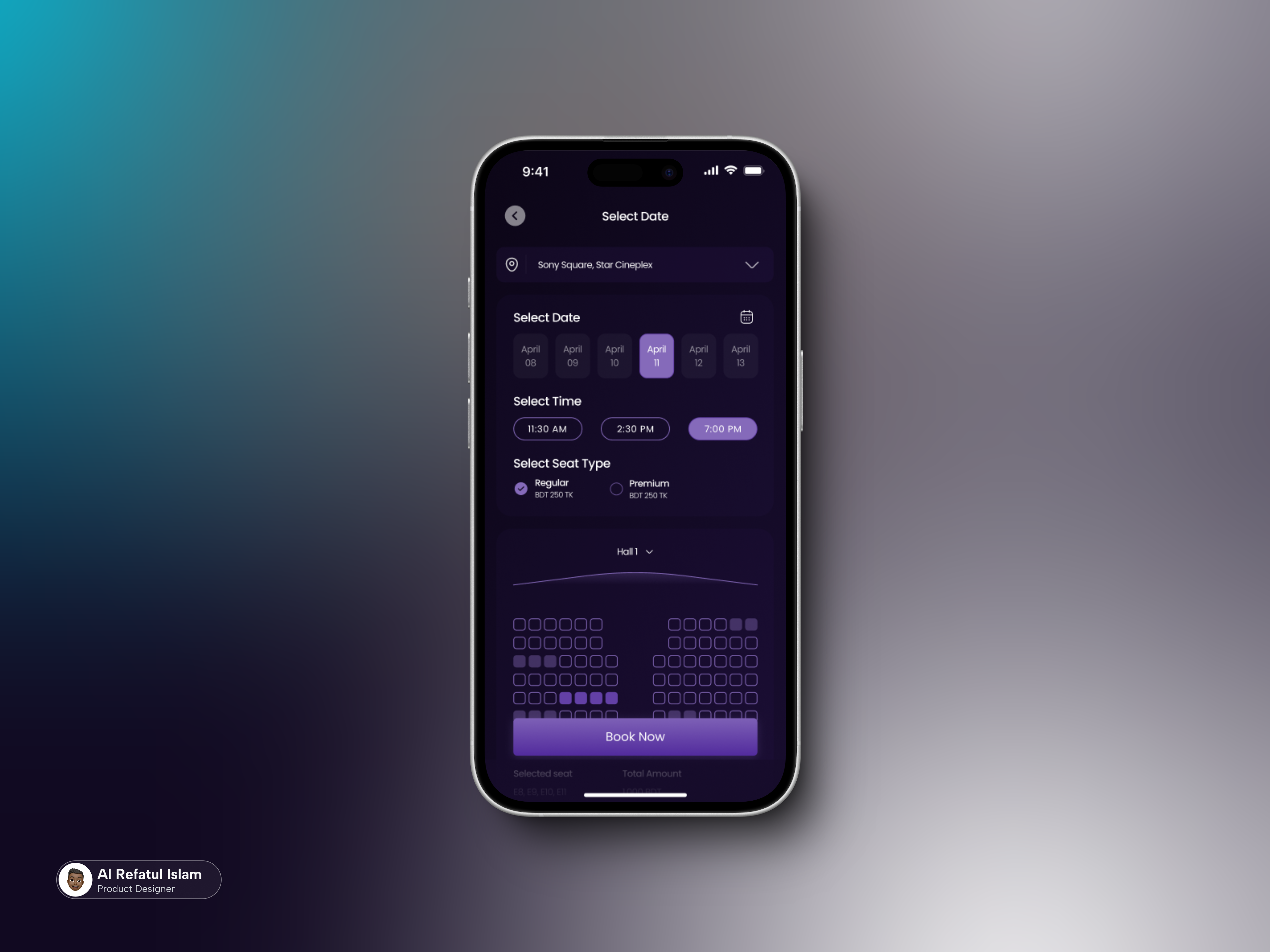 Star Cineplex App Redesign by Al Refatul Islam on Dribbble