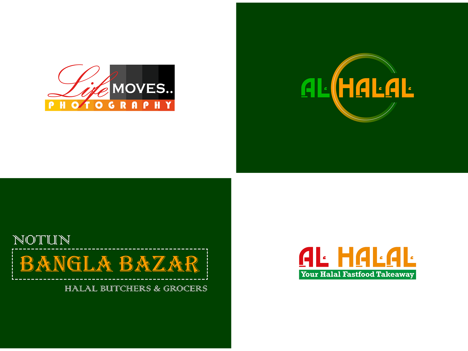 Modern Text-Based LOGO by Raiyan Md. Forhad on Dribbble