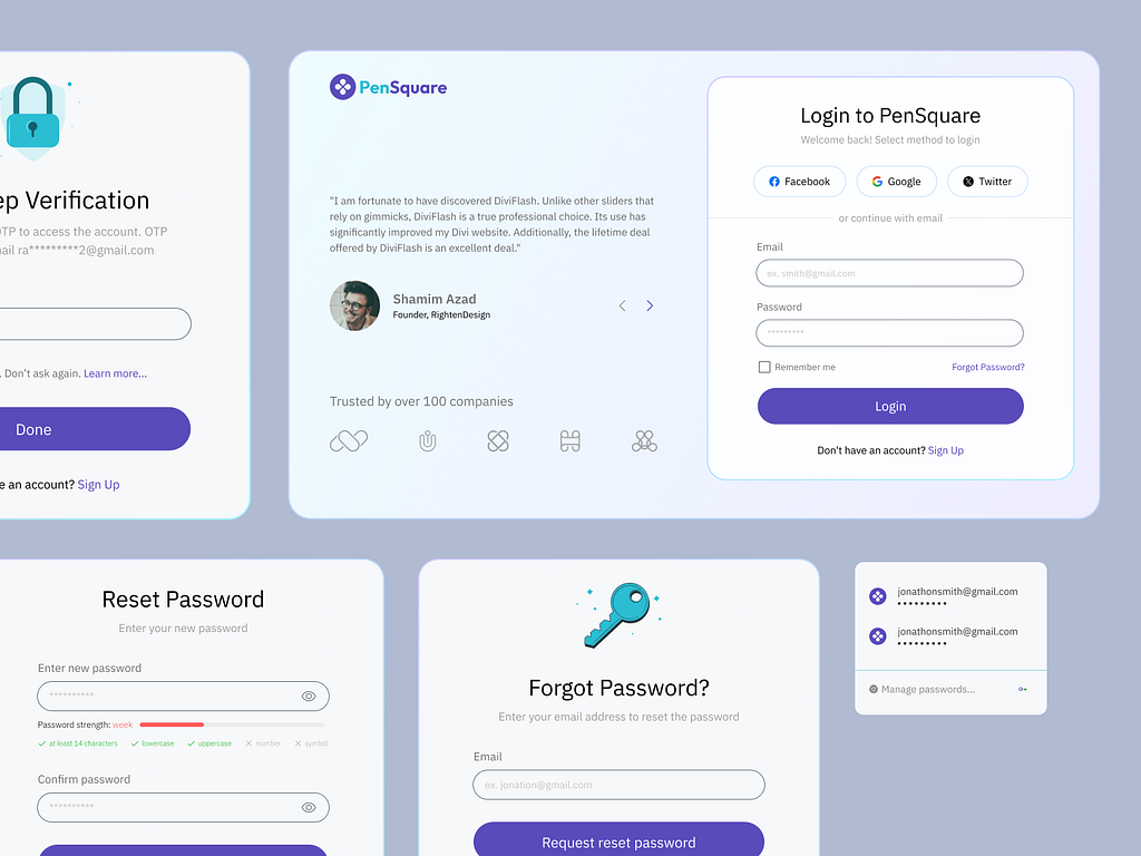 Sign-In Process Screens - Secure & User-Friendly Access Flow by Rayhan ...