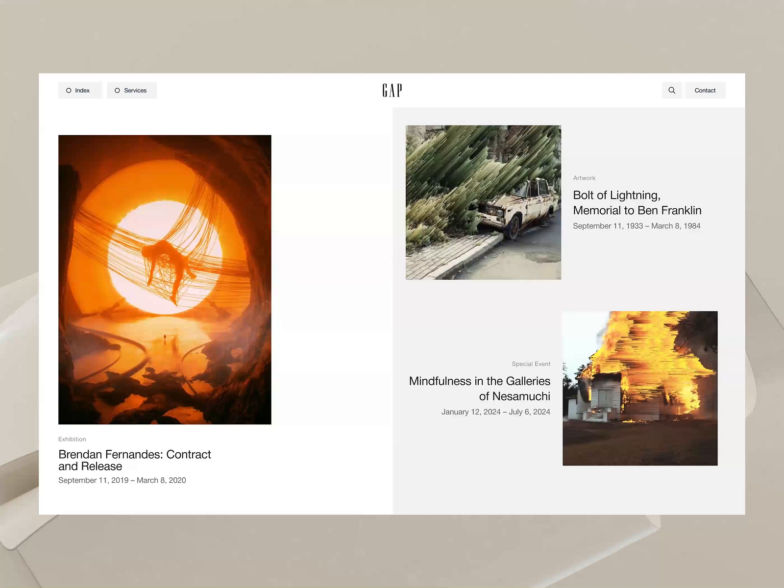 Gap ~ Art Studio Website Animation by Saber Ali for Squidx Agency on ...