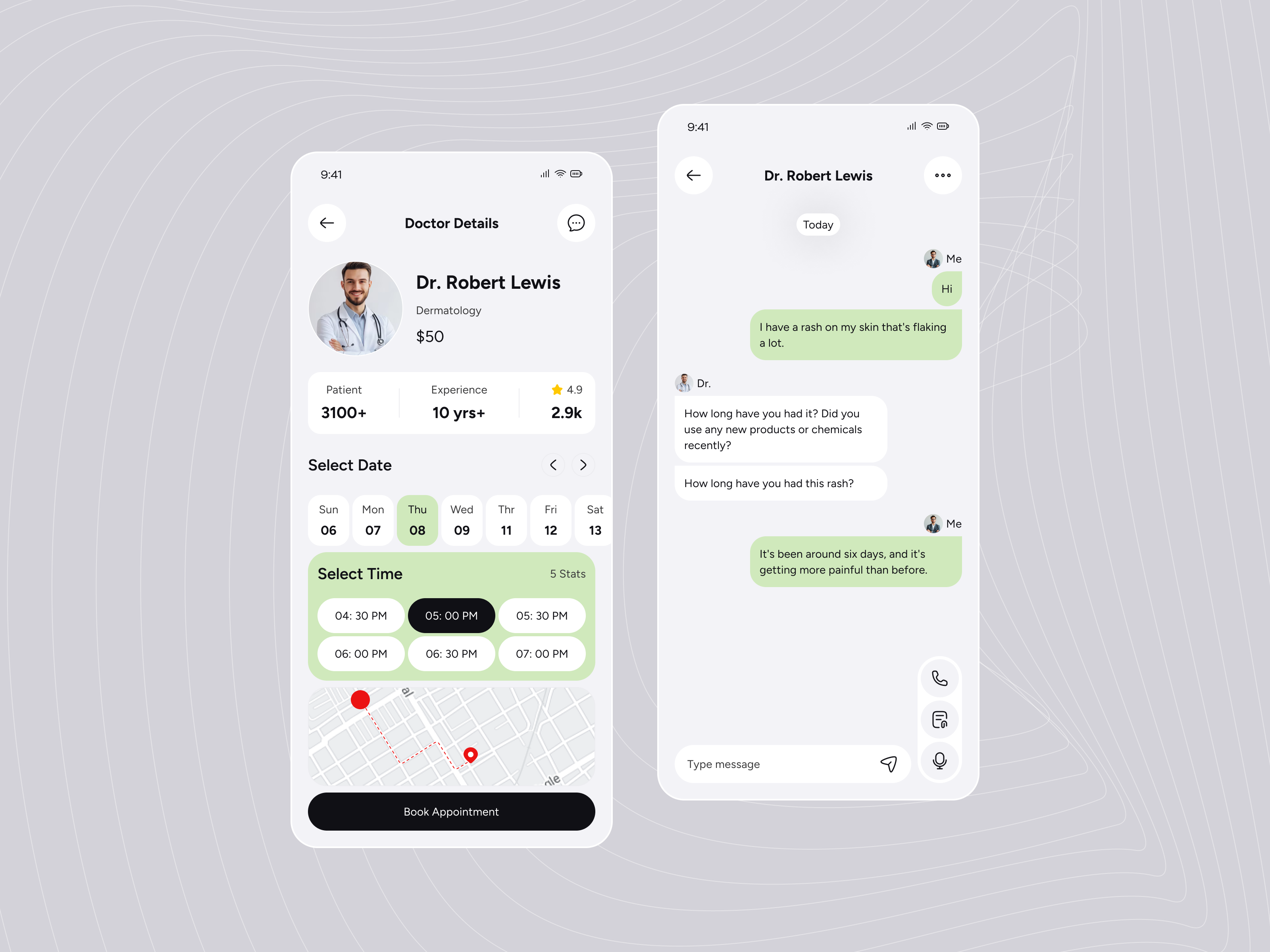 Healthcare mobile app by Sk Nahid Hasan on Dribbble