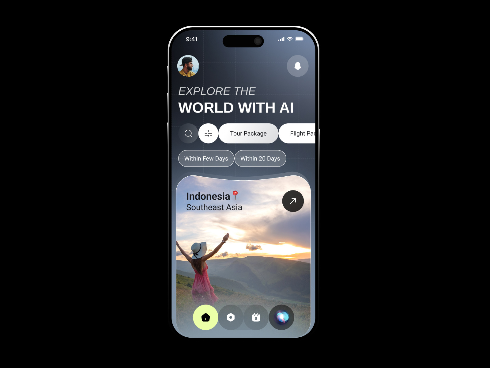 Ai travel app design by lazy kar for LazyInterface UI UX Team on Dribbble