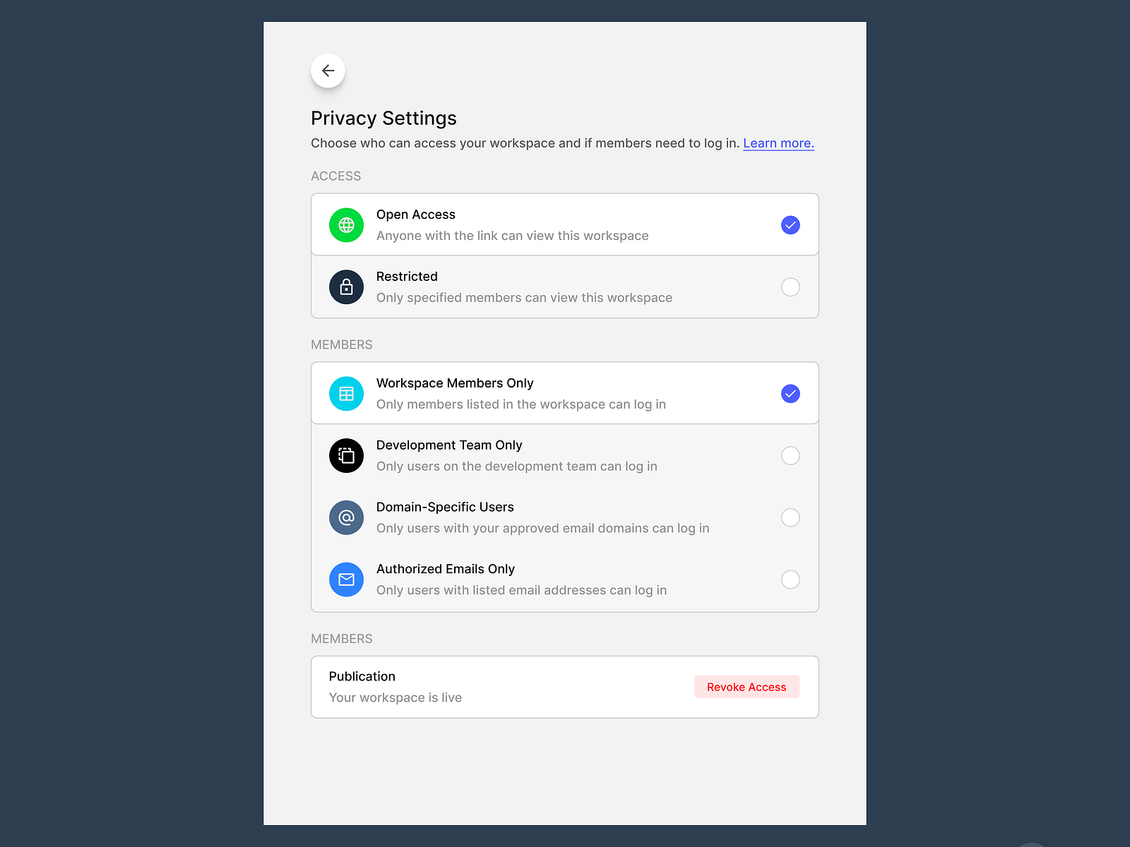 Day 75/100 - Privacy Settings Screen by Mandadi Ram Chandra Reddy on ...