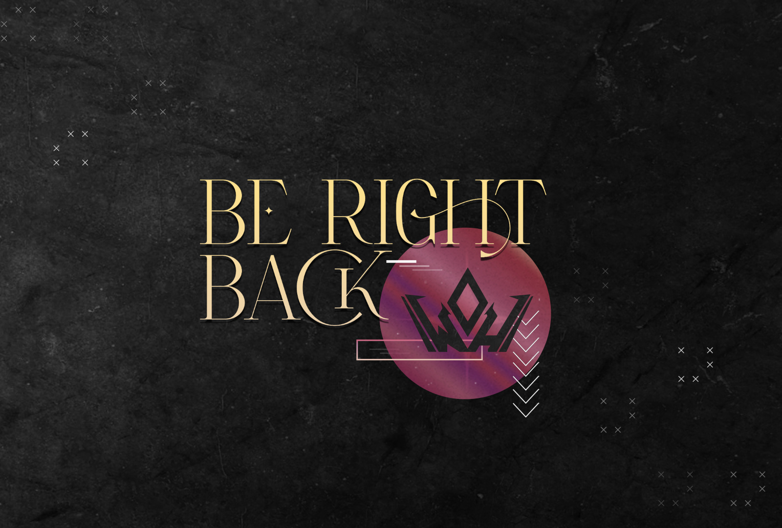 BRB screen for stream by Kris on Dribbble