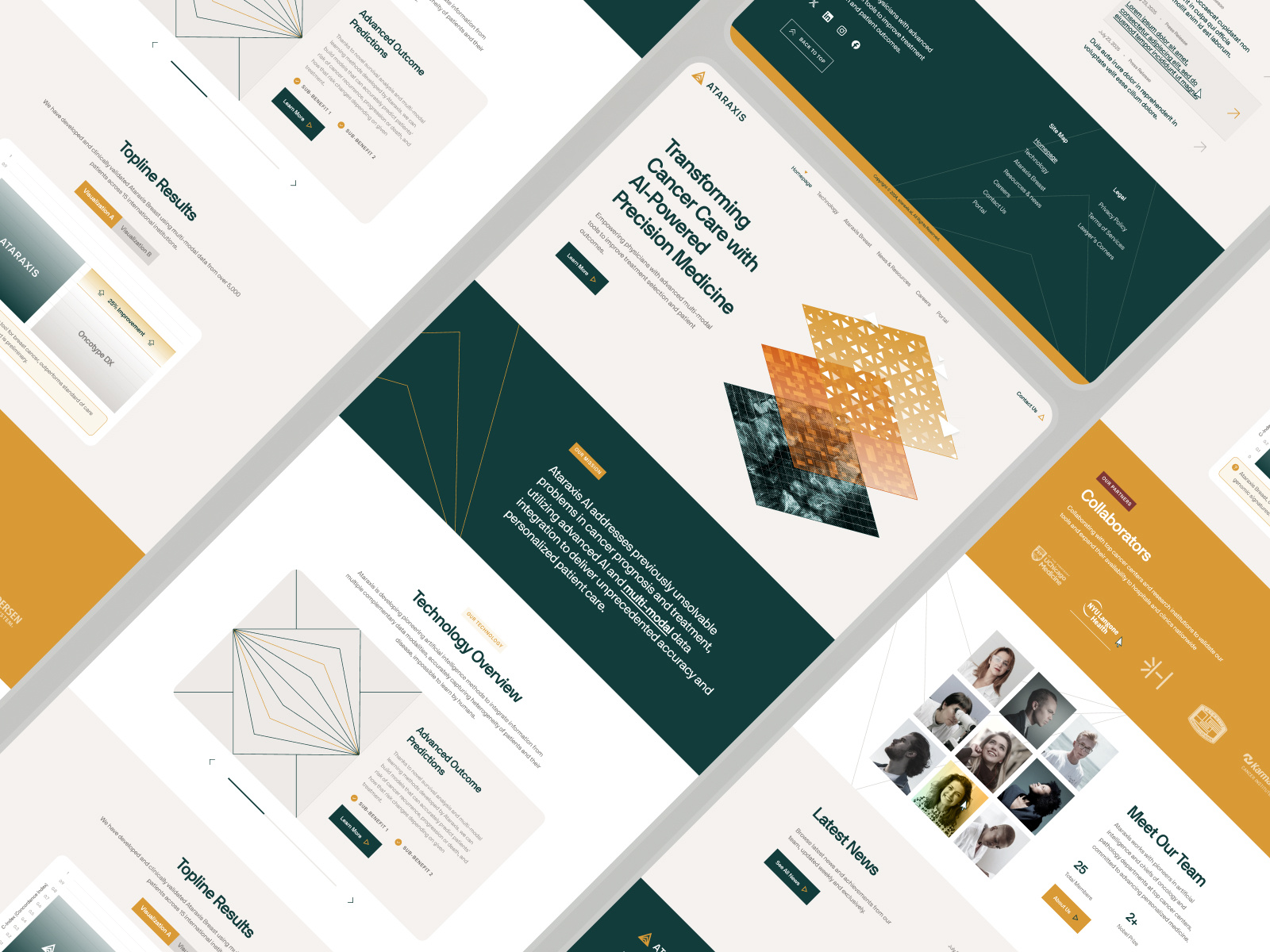 ataraxis.ai - AI Precision Medicine - Mission Section UIUX by Samuel ...